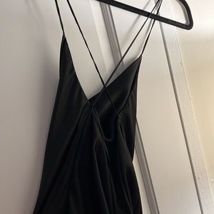 Zara | Dresses | Nwt Zara Silk Backless Mini Dress | Poshmark